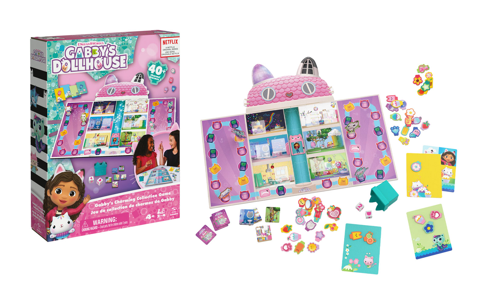Game Charming collecion, Gabby's dollhouse, Spin Master - UNIKASHOP